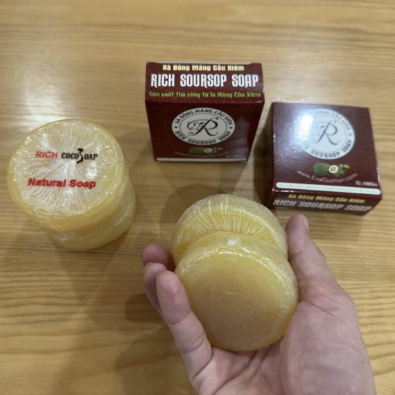 XÀ BÔNG MÃNG CẦU XIÊM – SOURSOP SOAP – XÀ PHÒNG & SON MÔI THIÊN NHIÊN