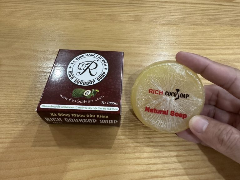 XÀ BÔNG MÃNG CẦU XIÊM – SOURSOP SOAP – XÀ PHÒNG & SON MÔI THIÊN NHIÊN