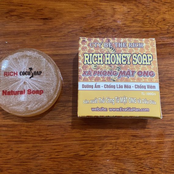 XÀ PHÒNG MẬT ONG – HONEY SOAP – XÀ PHÒNG & SON MÔI THIÊN NHIÊN